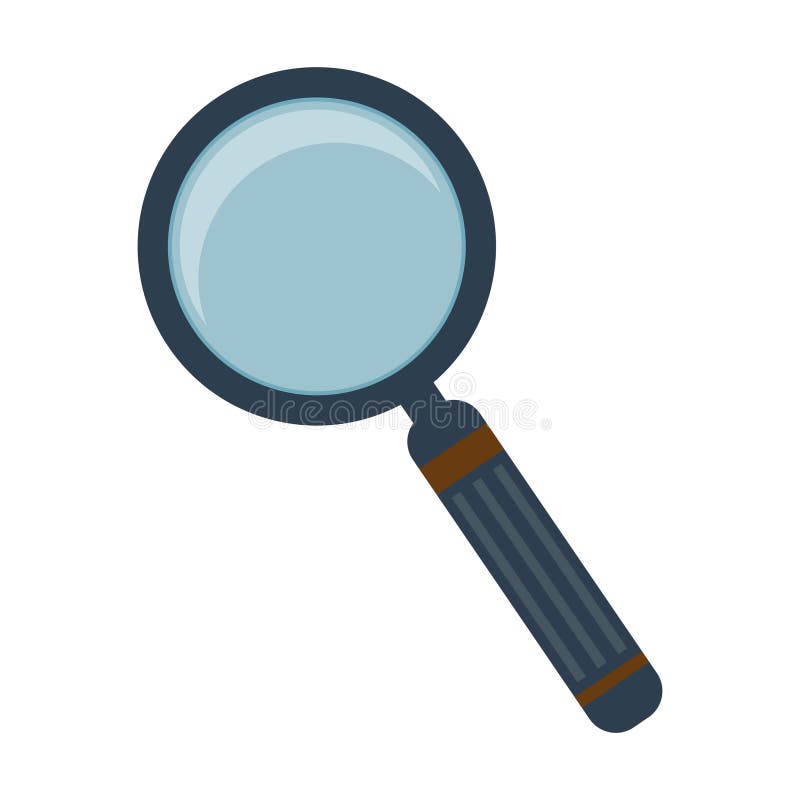 Magnifying Glass Tool. Search Symbol Vector. Optical Zoom Element ...