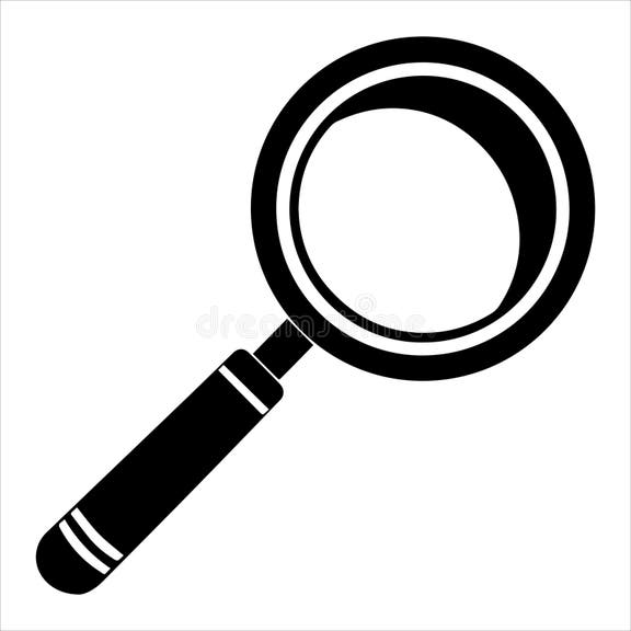 Magnifying glass vector stock vector. Illustration of examine - 400649581