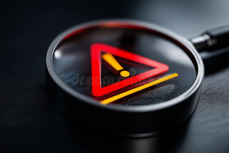 Troubleshooting Symbol Magnifying Glass Stock Illustrations – 207 ...