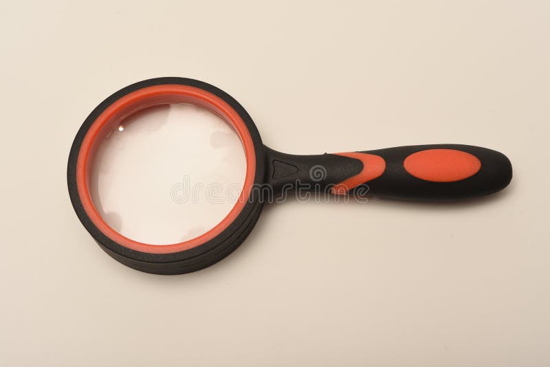 Magnifying Glass White Background Magnification Device Visually ...