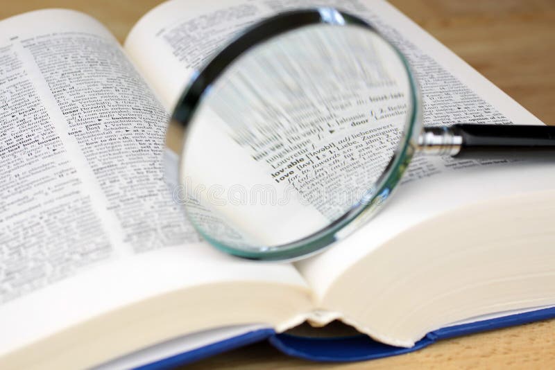 Magnifying Glass on the Word Love Stock Photo - Image of love, heart ...