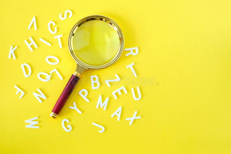 Scattered Letters of Latin Alphabet Stock Photo - Image of honor, open ...