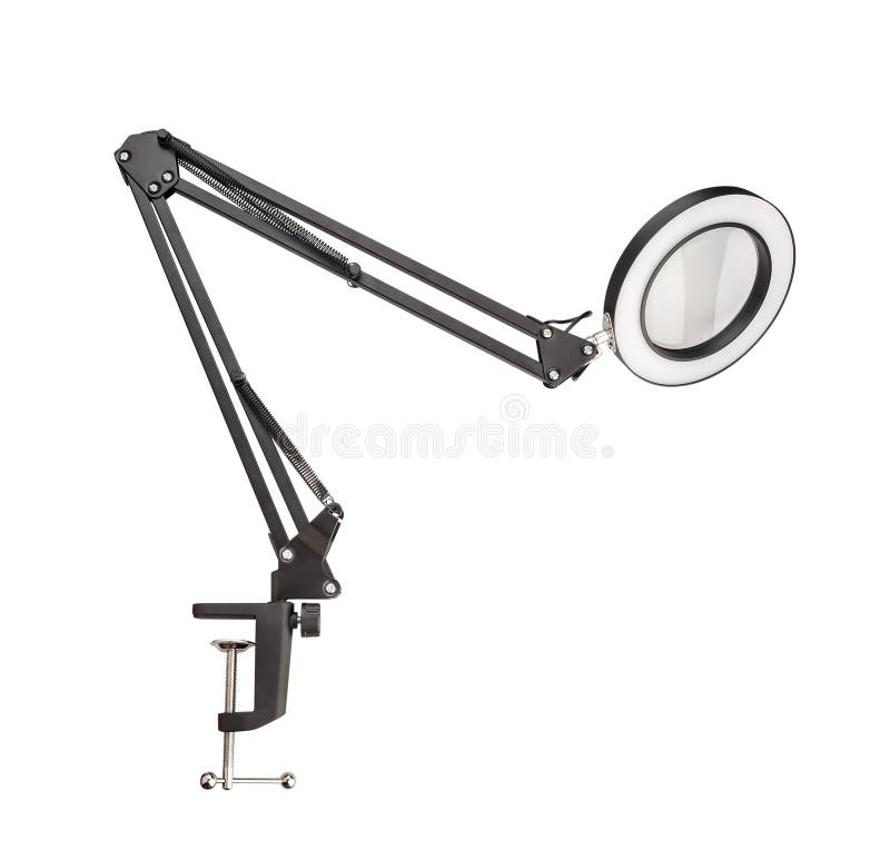 Magnifying lamp stock image. Image of studio, isolated - 397556681