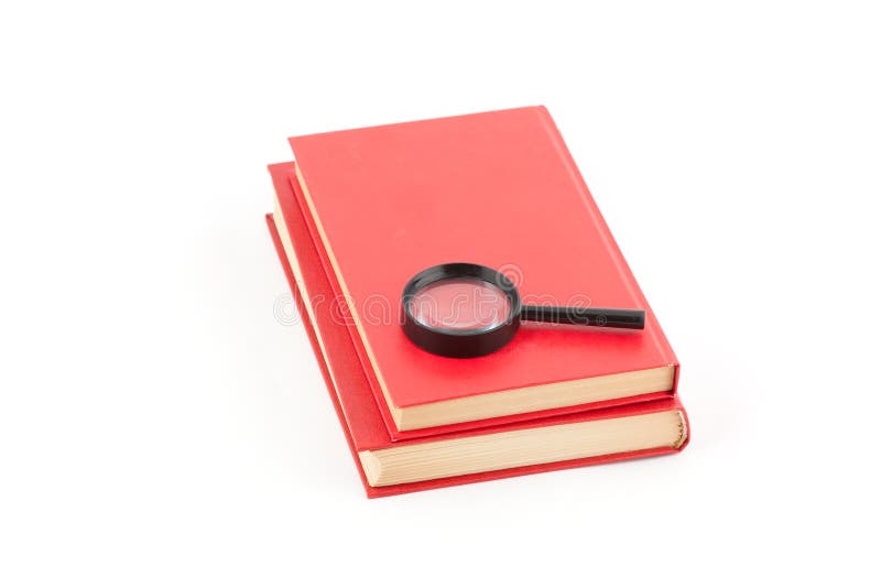 Magnifying lens stock image. Image of search, book, glass - 11478773