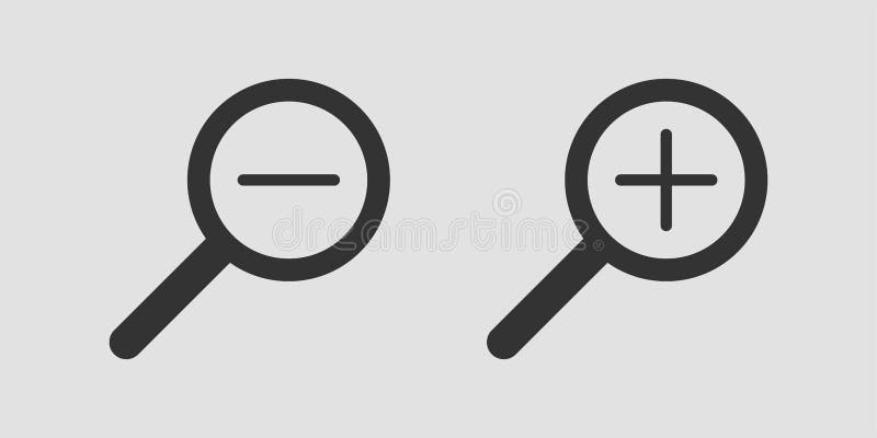 Magnifying Lens Icon. Zoom Loupe Sign, Find Symbol Stock Vector ...
