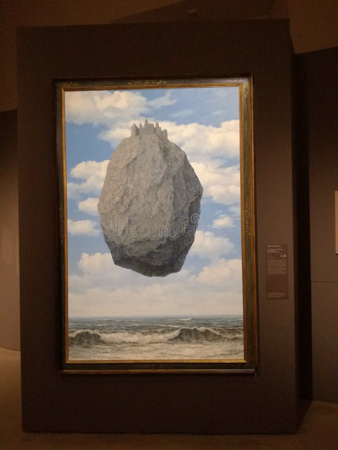 Magritte editorial stock image. Image of museum, bologna - 120736019