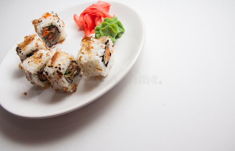 Maguro rolls stock photo. Image of gourmet, group, dragon - 63506324