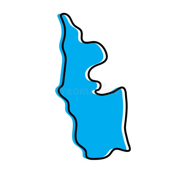 Magway Region of Myanmar Vector Map Illustration Stock Vector ...