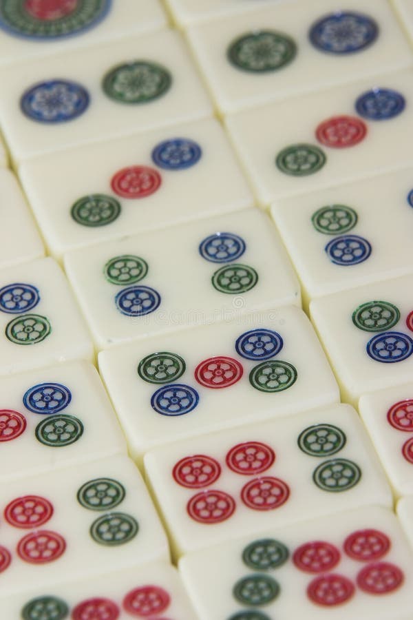 Mahjong tiles. stock illustration. Illustration of blocks - 2601127