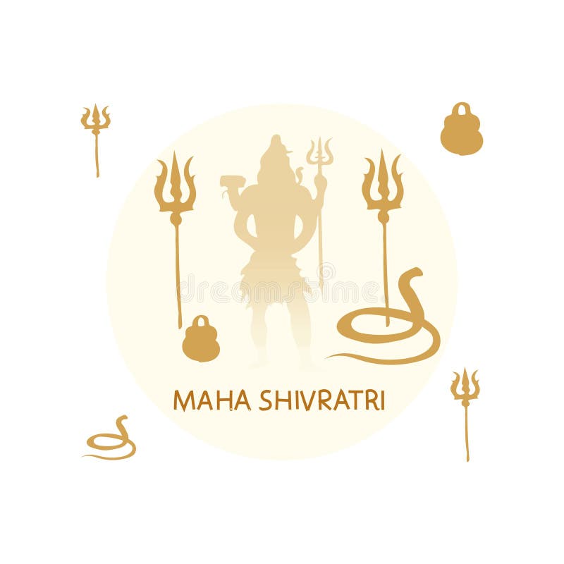 Maha Shivaratri Festival India Vectors Stock Vector - Illustration of ...