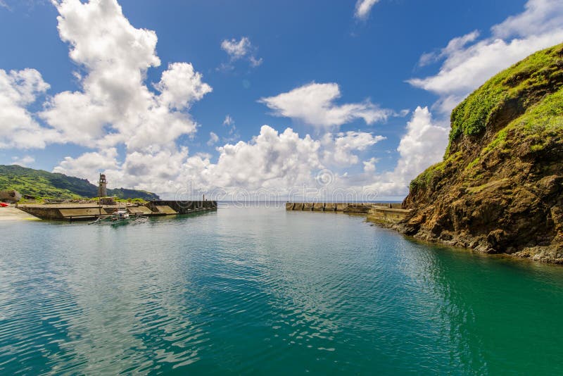 Mahatao Pier at Batan Island , Batanes Stock Image - Image of boat ...