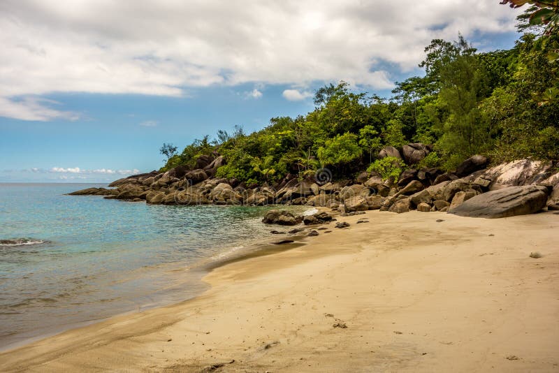 Mahe beach - Seychelles stock photo. Image of beach, seychelles - 59300126