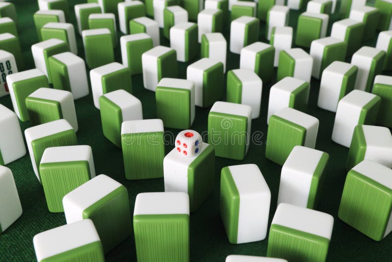 Mahjong stock image. Image of white, dice, rectangular - 56641345