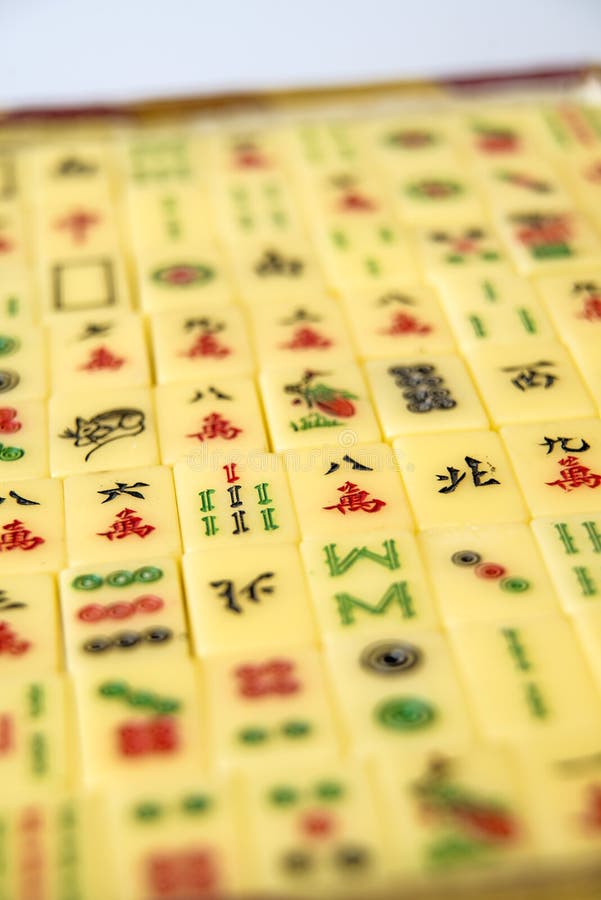 Mahjong stock image. Image of gamble, colorful, numbers - 31483015