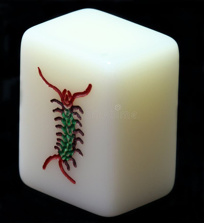 Mahjong Tile. stock image. Image of eastern, tiles, traditional - 4656169