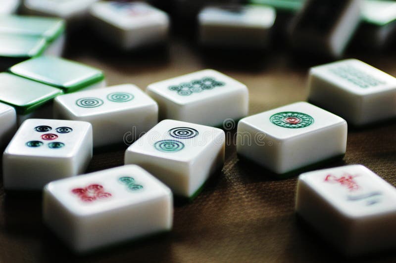 Mahjong tiles stock image. Image of teapot, chinese, asian - 6835217