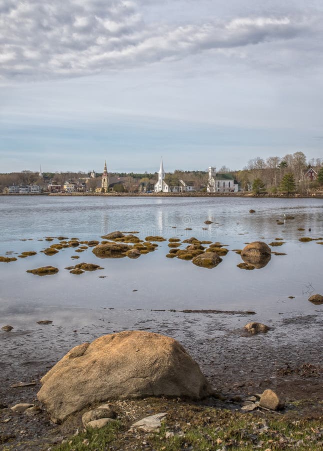 Mahone Bay, Nova Scotia stock image. Image of scotia - 95649945