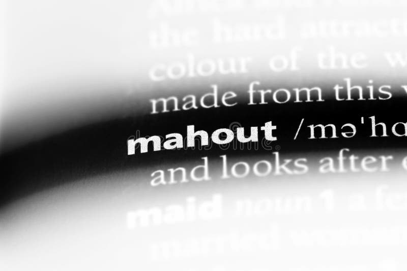 Mahout foto de stock. Imagem de escrita, idéia, conceito - 126538924