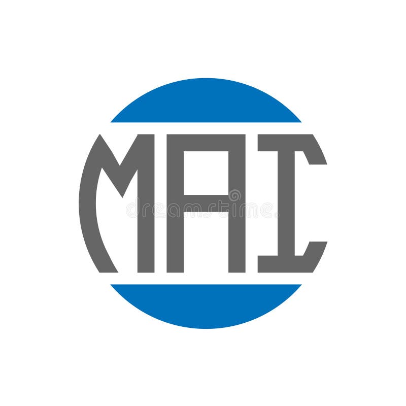 MAI Letter Logo Design on White Background. MAI Creative Initials ...