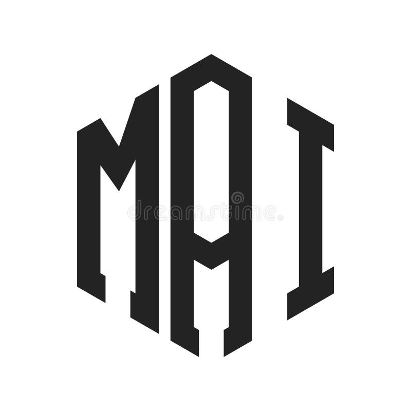 MAI Logo Design. Initial Letter MAI Monogram Logo Using Hexagon Shape ...