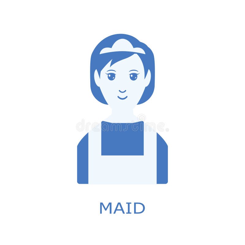 Maid Design Vector Flat Isolated Illustration Stock Vector ...