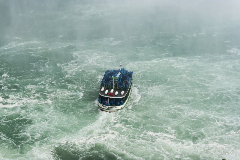 Maid of the Mist Boat on Niagara Falls Editorial Image - Image of ...