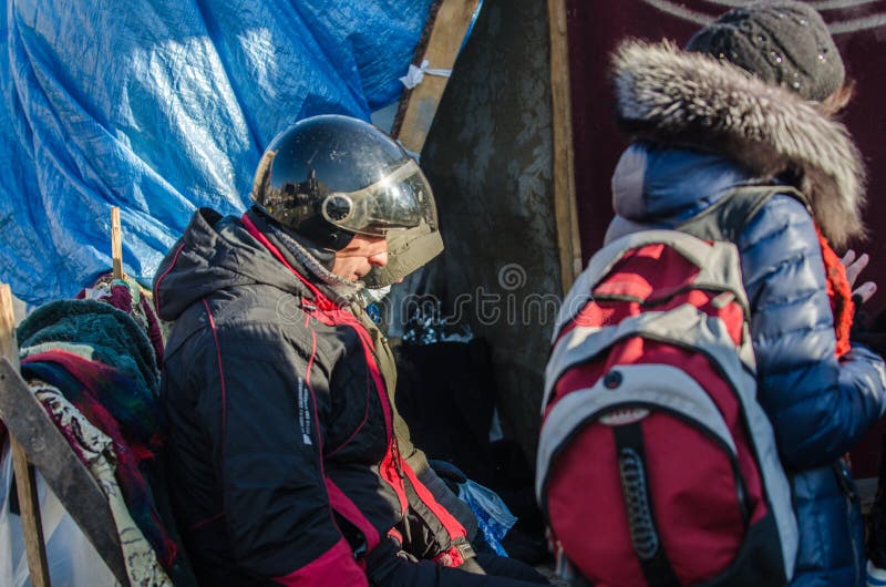 Maidan Protests on 31 January 2014 in Kiev, Ukraine Editorial Stock ...