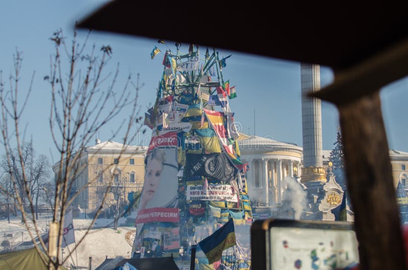 Maidan Protests on 31 January 2014 in Kiev, Ukraine Editorial Stock ...