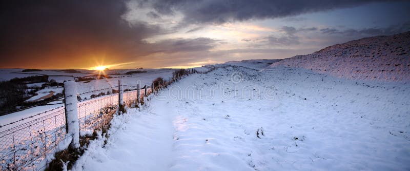 Maiden Castle stock photo. Image of scenic, scheduled - 40813654
