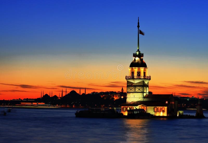 The Maiden s Tower stock photo. Image of famous, maidenstower - 13667832