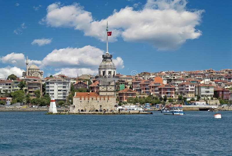 The Maiden s Tower stock photo. Image of nation, historical - 15112926