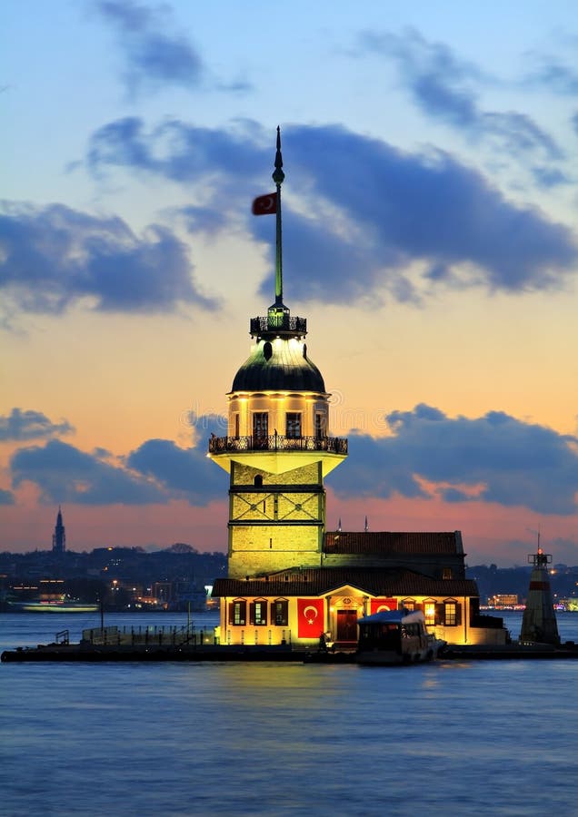 The Maiden s Tower stock photo. Image of exterior, freedom - 14187754