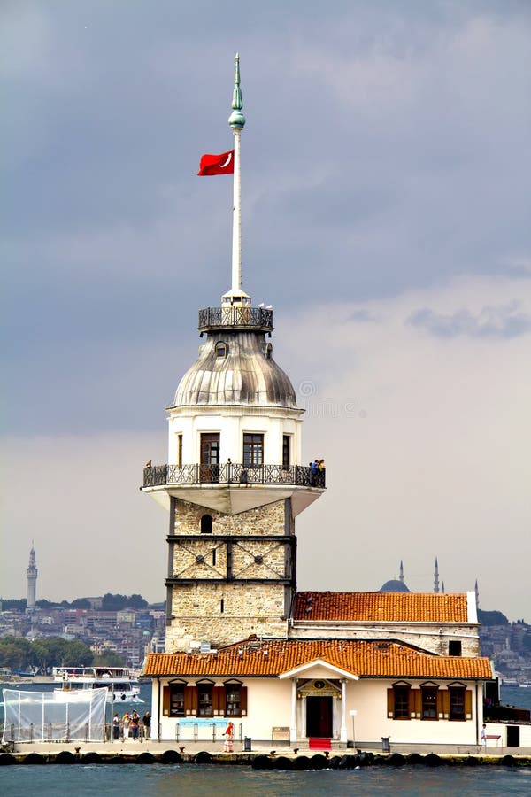 Maiden Tower stock photo. Image of architecture, city - 26570524