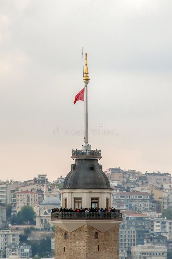 The Maiden Tower in Bosphorus Strait, Istanbul, Turkey.image after ...