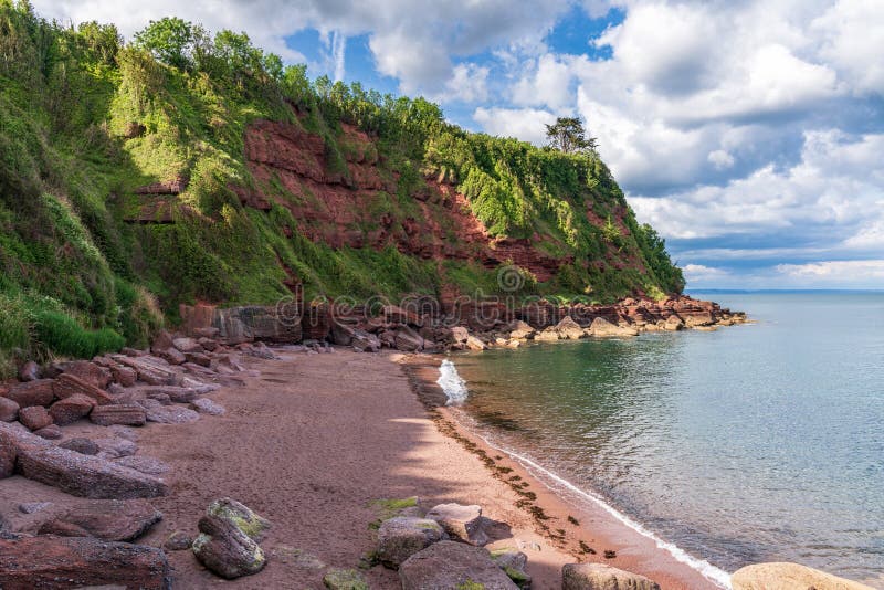 Maidencombe Beach and Cove Devon England Stock Image - Image of ...