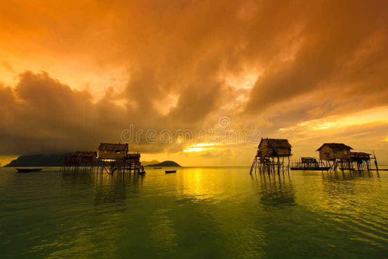 Maiga Island Borneo stock photo. Image of borneo, landscape - 18147556