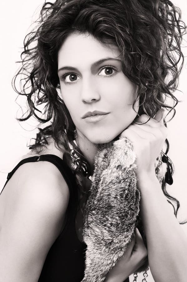 Maike. B&N foto de archivo. Imagen de estudio, encanto - 518708