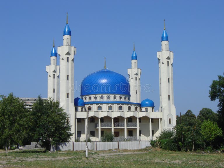 Maikop Mosque stock image. Image of south, maykop, minarets - 10413561