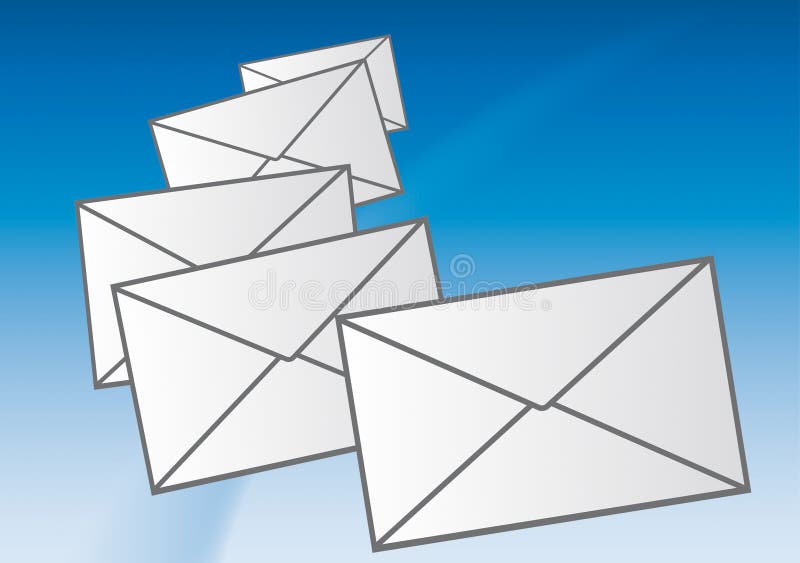 Flying Post Pigeon with a Letter Isolated on Background. Free White ...