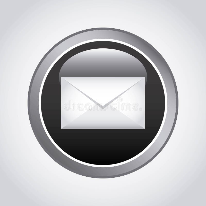 Mail app icon design stock illustration. Illustration of letter - 72426345