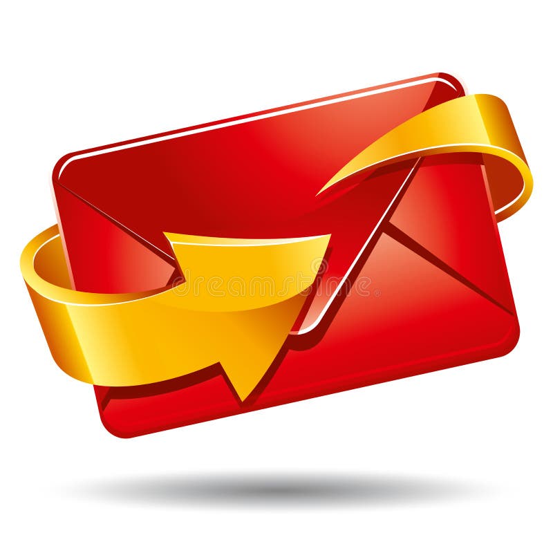 Youve got mail icon stock vector. Illustration of mail - 10123618