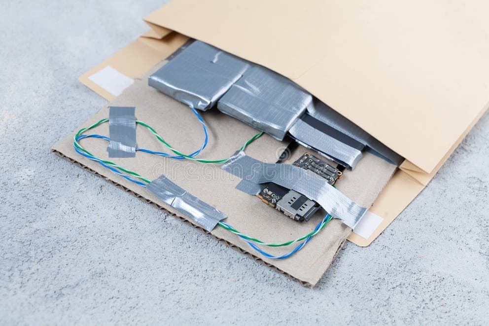 Mail Bomb IED - Improvised Explosive Device with C4 and Cell Phone ...