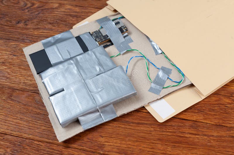 Letter Bomb IED - Improvised Explosive Device in Mailbox Stock Image ...