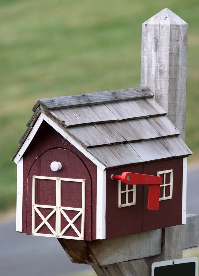 Little House Mailbox stock photo. Image of letter, small - 2564088