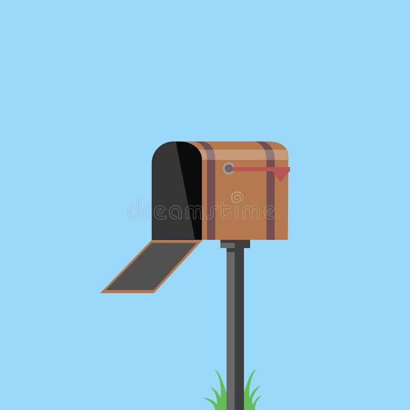 Mail box empty stock illustration. Illustration of mail - 98339396