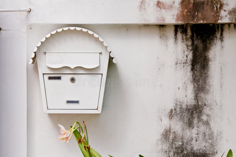 Mail box in front stock image. Image of door, group, postage - 40199143