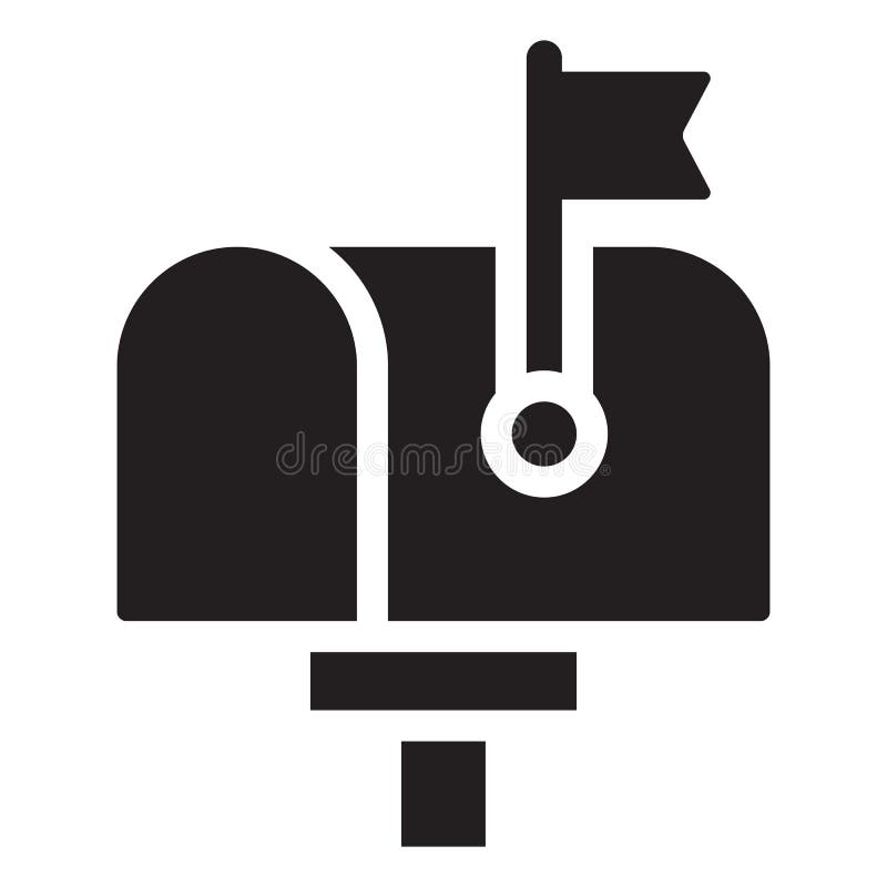 Mail Box Icon. Post Office, Mailbox Vector Illustration Stock Vector ...