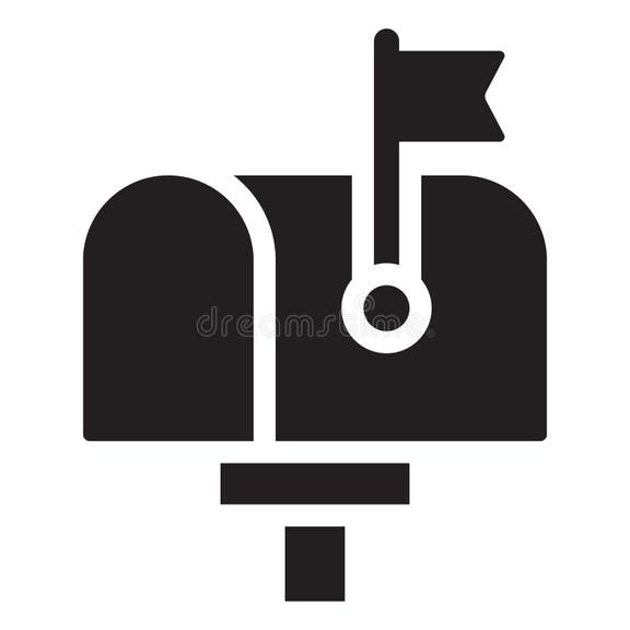 Mail Box Icon. Post Office, Mailbox Vector Illustration Stock Vector ...