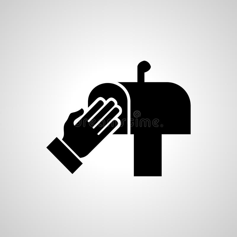 Mail Box Isolated Icon. Letter Box Simple Vector Icon Stock Vector ...