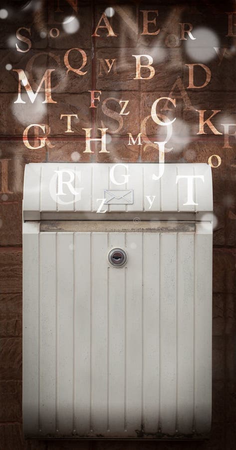 Mail Box with Letters Comming Out Stock Image - Image of mail, burst ...